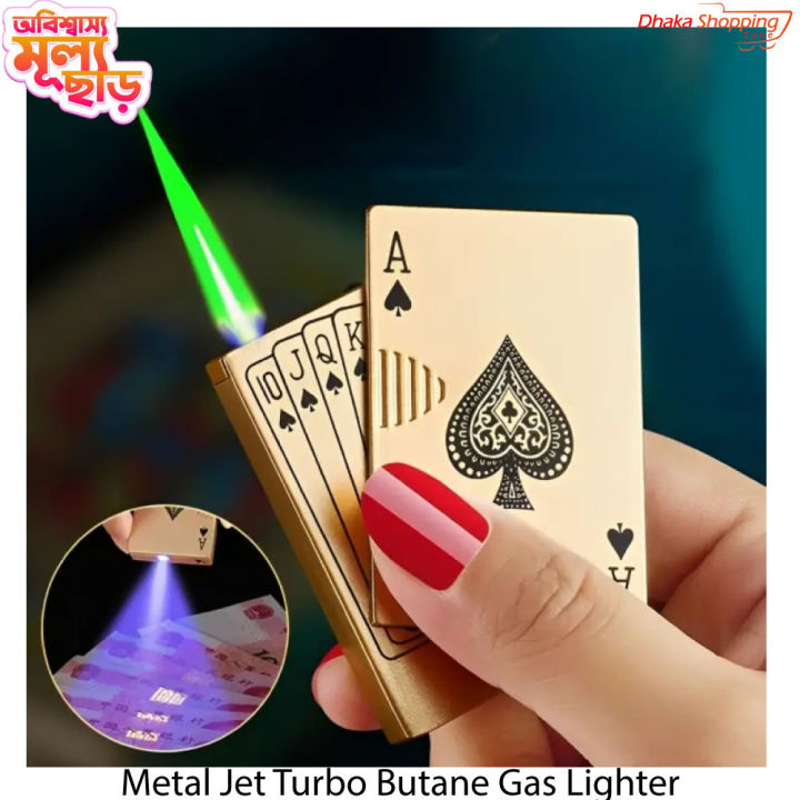Metal Jet Turbo Butane Gas Lighter-Cigarette Lighter & Parts-Bix Super ...