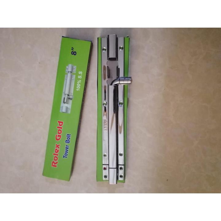 High Quality Stainless Steel Barrel Tower Bolt Door Lock | Daraz.com.bd