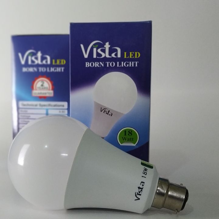 Vista LED bulb with 2 years warranty for Home, garage, factory 15 watt ...