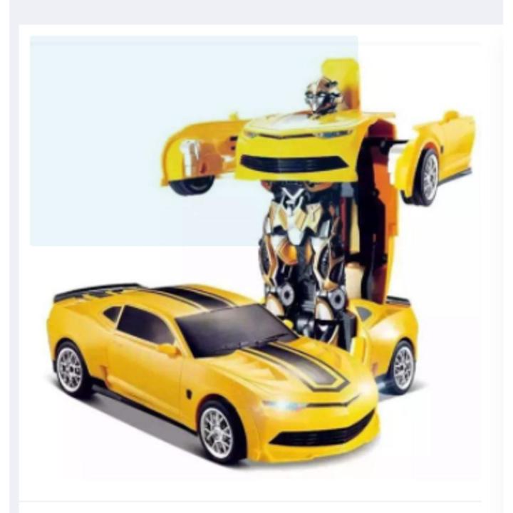 Transformer Robot Toy Car - Yellow | Daraz.com.bd