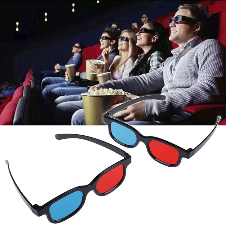 【sought-after】 Universal red blue 3d glasses for dimensional anaglyph ...