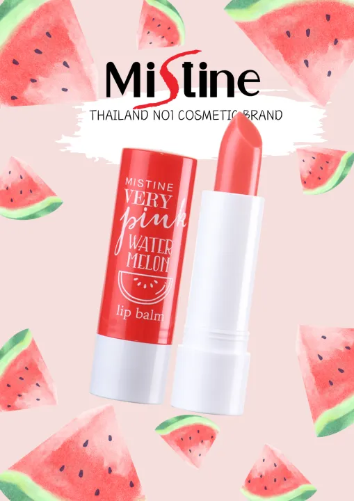Mistine Very Pink Lip Balm Watermelon Flavor | Daraz.com.bd