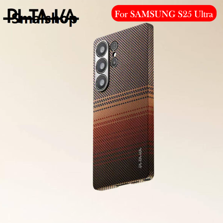 Smalshop PITAKA Case For SAMSUNG S25 Ultra Kevlar Carbon Fiber Wireless ...