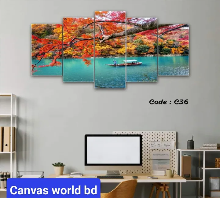 5-in-1 Wall Canvas Printing Set – Stunning Visual Art for Any Space ...