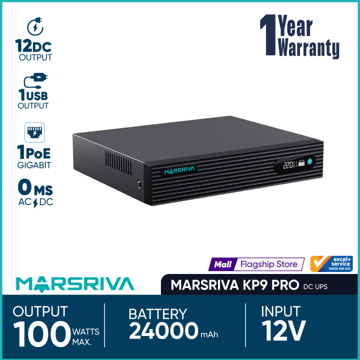 MARSRIVA KP9 Pro 24000mAh Smart Router, Security Surveillance Mini DC ...