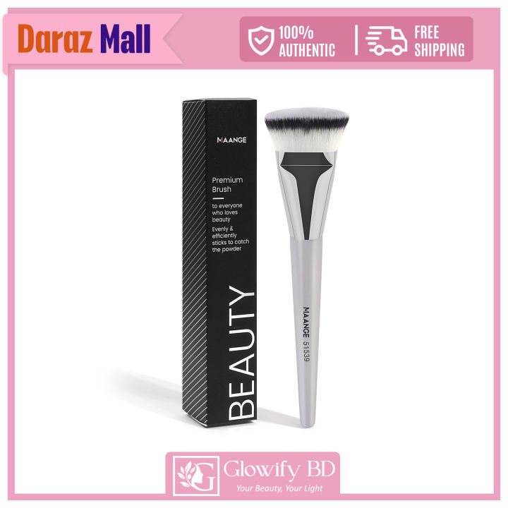 MAANGE Flat Angled Foundation Brush – Precision Blending & Contouring ...