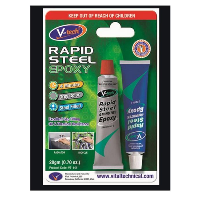 4 Minutes Rapid Steel Epoxy 20G V tech(VT-144) | Daraz.com.bd
