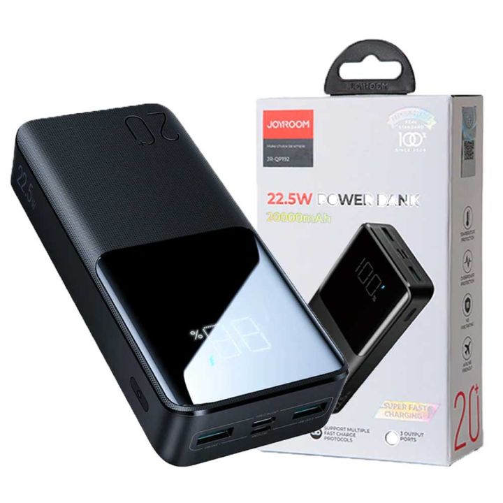 Joyroom JR-QP192 20000mAh 22.5W Fast Charging Power Bank | Daraz.com.bd
