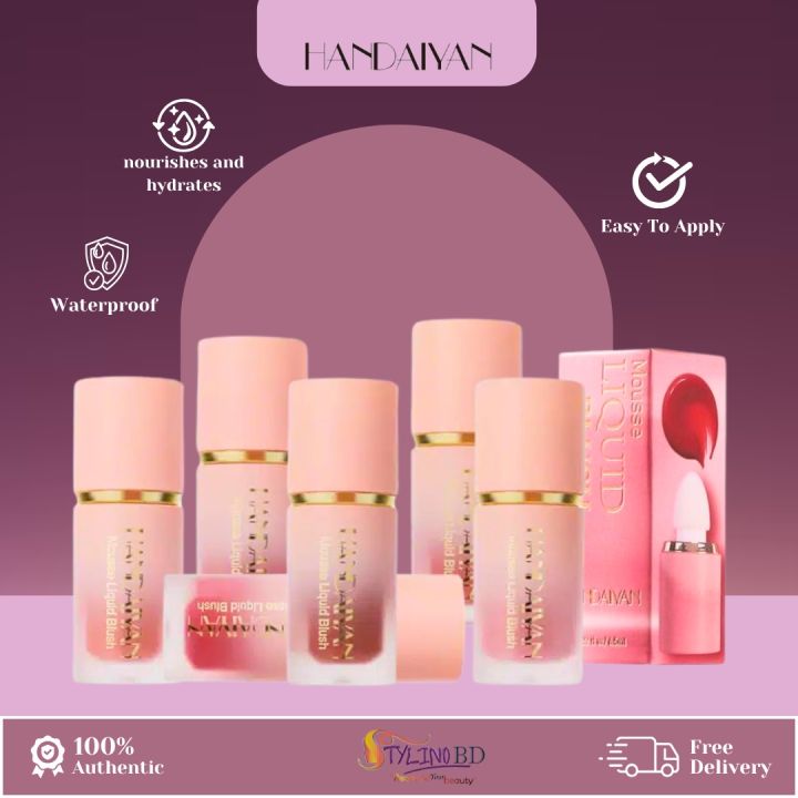 Handaiyan Mousse Liquid Blush - 7ml | Daraz.com.bd