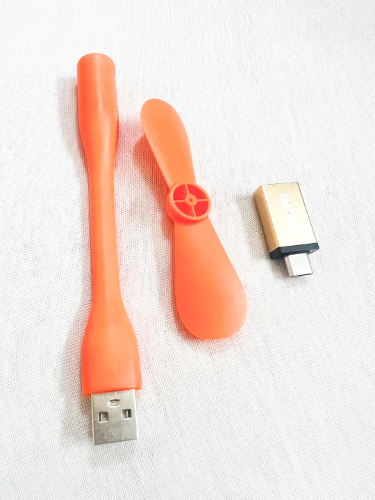 Run the fan with your mobile this summer USB FAN + OTG 1pack combo ...