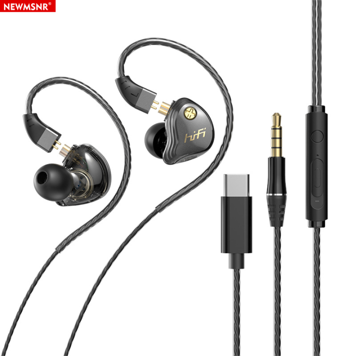 Detachable 360° Surround Sound Gamer Earphones Type C&3.5mm wired In ...