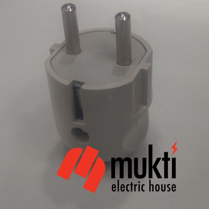 POKA 2 Pin Round Plug Heavy Duty 2Pin Adapter | Daraz.com.bd