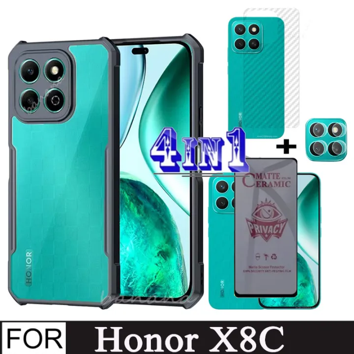 Honor X8C Shockproof Phone Case for Honor X8B X8A X7C 4 in 1 Camera ...
