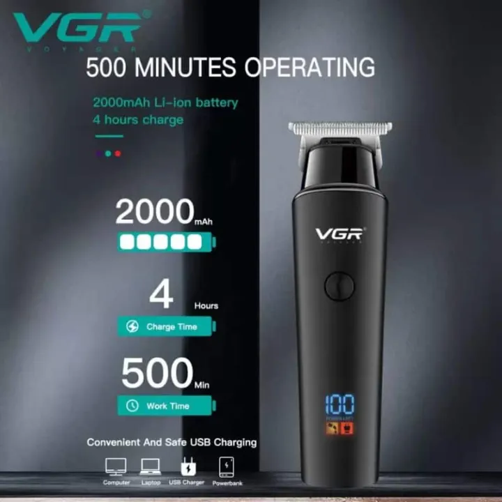 VGR Professional Rechargeable Hair Trimmer | V-937