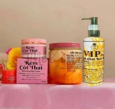 Kem Cot Thai Body Cream, lip gel, night cream, VIP body lotion combo ...