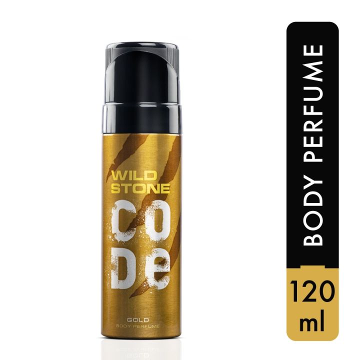 Wild Stone - Code Gold No Gas Body Perfume For Men, Long Lasting Strong ...
