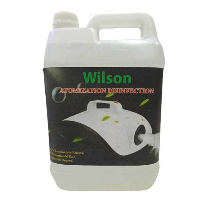 Fog Machine Liquid 5 Liters, Wilson Atomization Disinfection Liquid ...