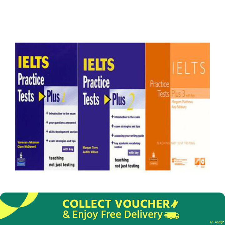 Prepare for the IELTS with the IELTS Practice Test Plus 1, 2, 3 Book ...