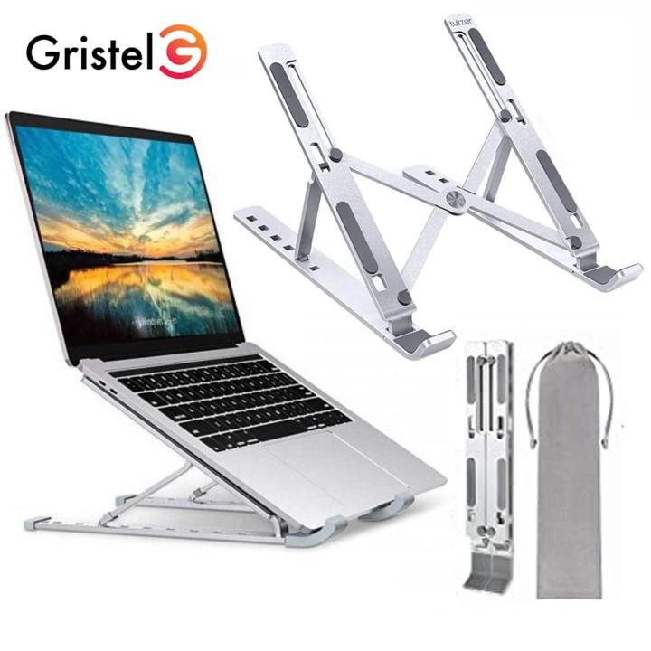 Gristel Laptop Stand Aluminium Alloy Adjustable Multi-Angle Laptop ...