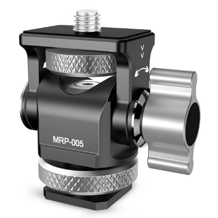 Mount Tripod Head Cold Shoe Adapter Mini Monitor 1/4 Inch for Mounting ...