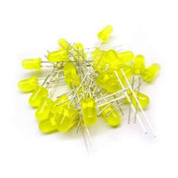 5mm Yellow LED - 100 Pcs | Daraz.com.bd