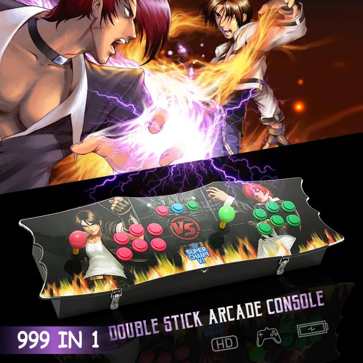 999 In 1 Arcade Game Console Machine Box 5S+ Video Fight Games Gamepad - Flame KOF | Daraz.com.bd