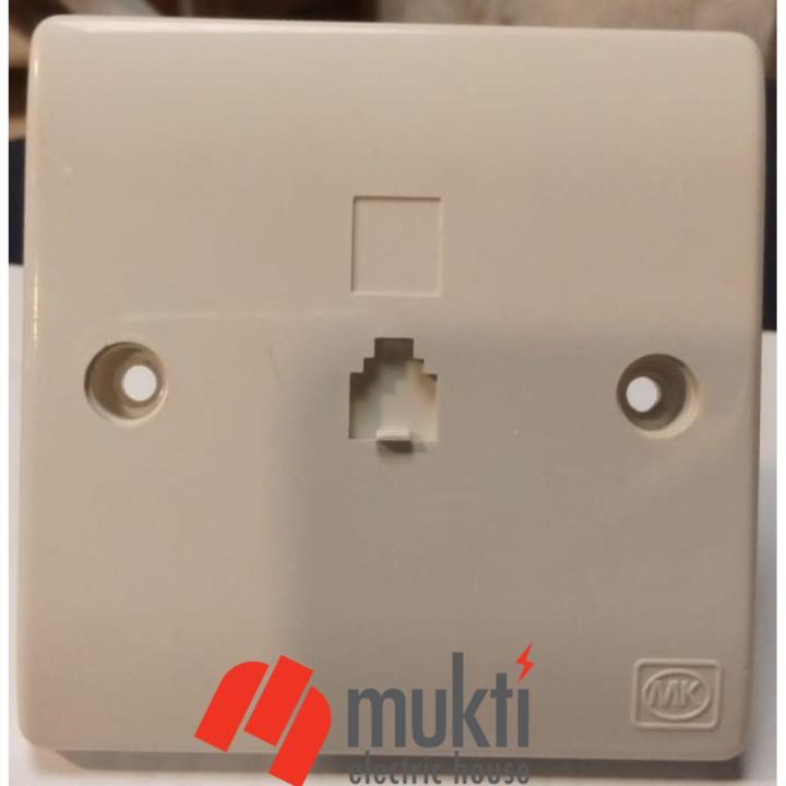 MK Made in Singapore LOGIC SLIMLINE Telephone RJ11 Voice American type ...