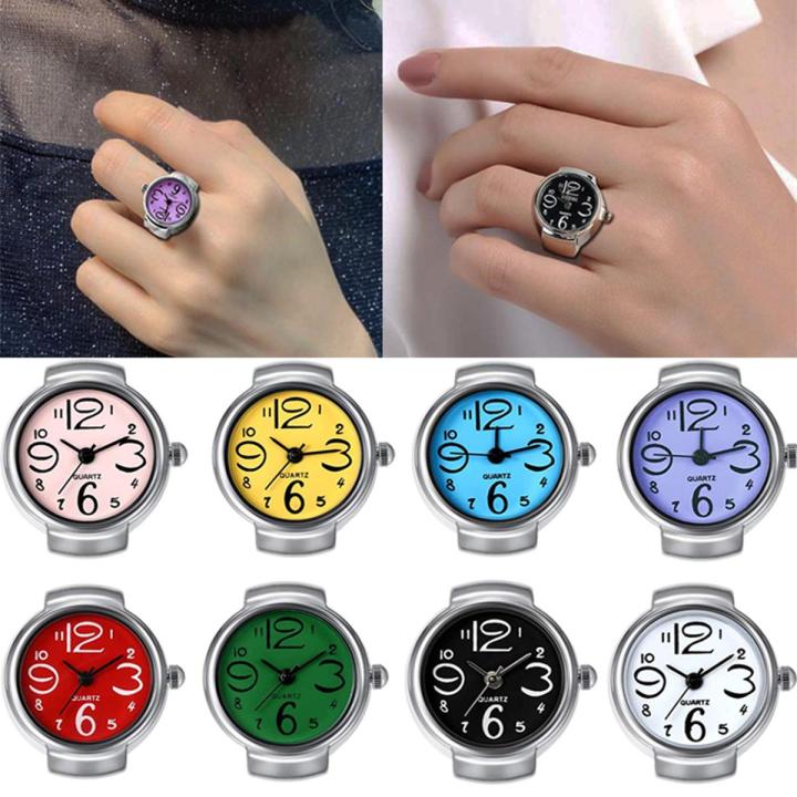 Retro Punk Quartz Watch Rings - Couple Creative Fashion Jewelry | Daraz ...