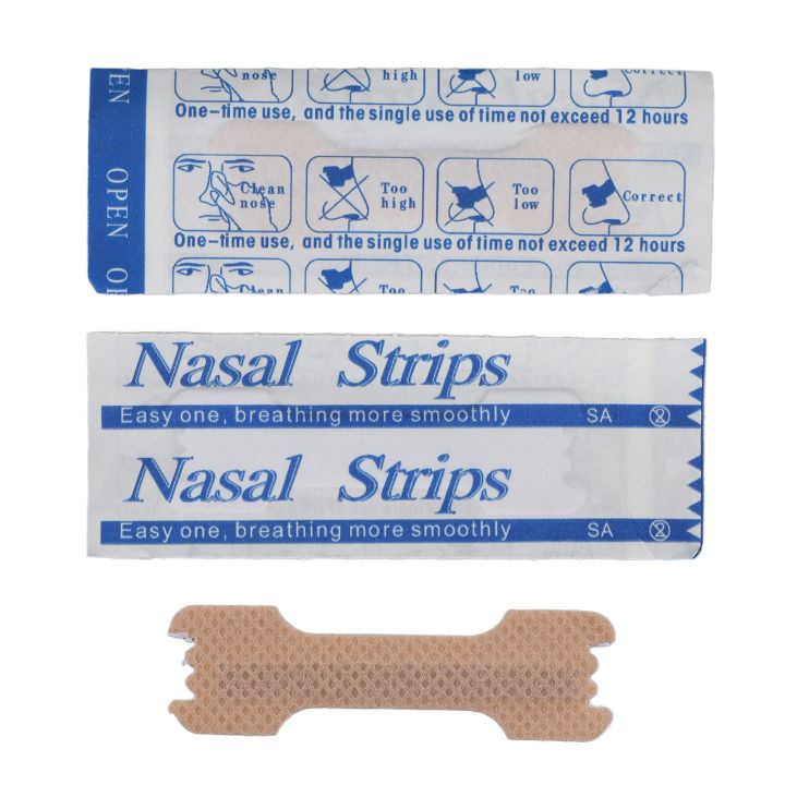 （NEW）50pcs Nasal Strips Reduce Snoring Improve Sleep Promote Smoothly ...