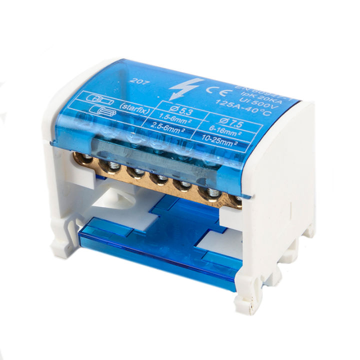 Din Rail Terminal Block WKH207 Power Distribution Box Modular ...