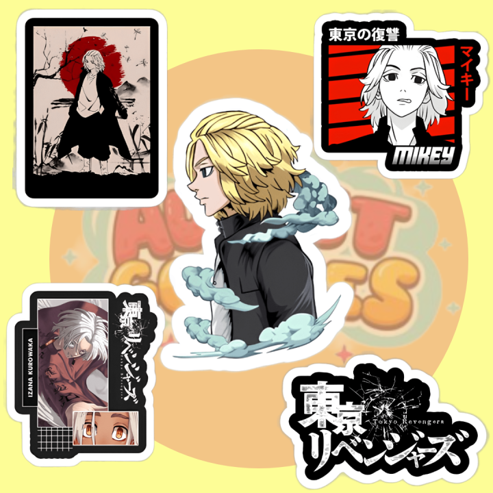 10 pieces of Tokyo revengers stickers for notebook, diary ,laptop etc ...