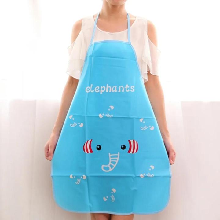 PVC Oil and waterproof Proof wipeable kitchen Apron | Daraz.com.bd