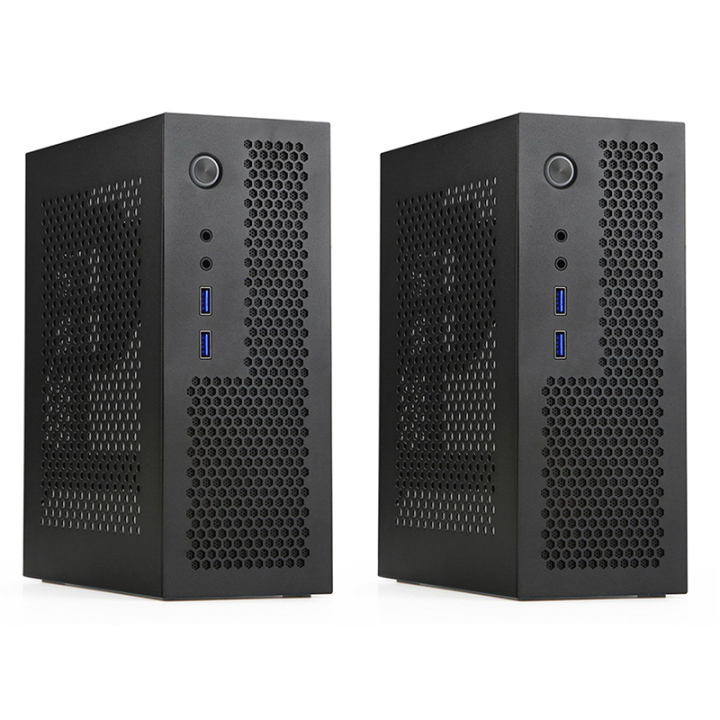 TWEXQNY 2X A09 HTPC Computer Case Mini ITX Gaming PC Chassis Desktop ...