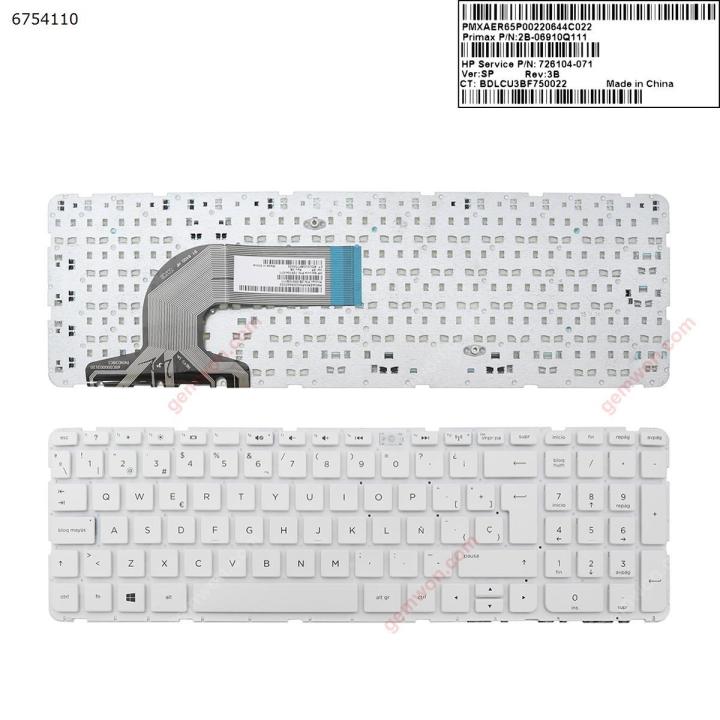 HP Pavilion 15-N 15pci-E 15-G 15t-n US keyboard No frame-laptop ...