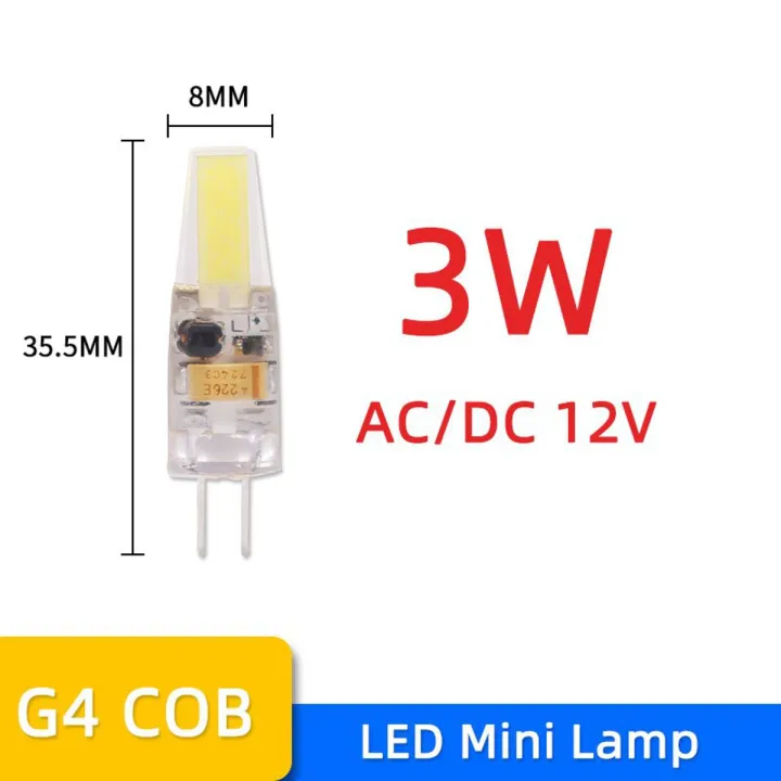 GreenEye LED G4 G9 Lamp Bulb 3W 6W 10W AC/DC 12V 220V 240V COB SMD LED G4 G9 Dimmable Lamp ...