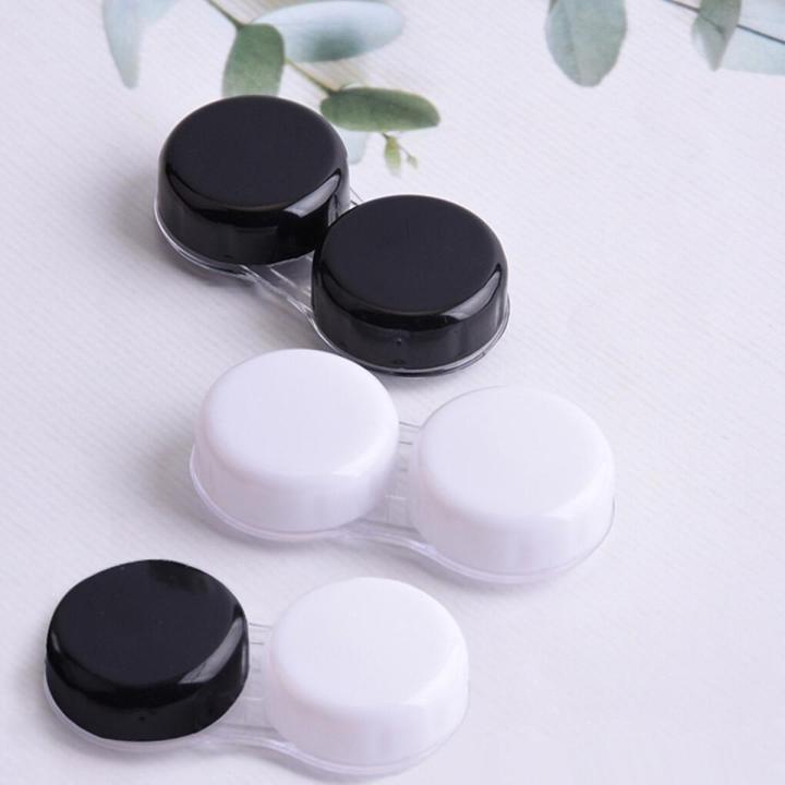 2-in-1 Eyeglasses Case Mini Dual Use Contact Lens Container Carrier ...