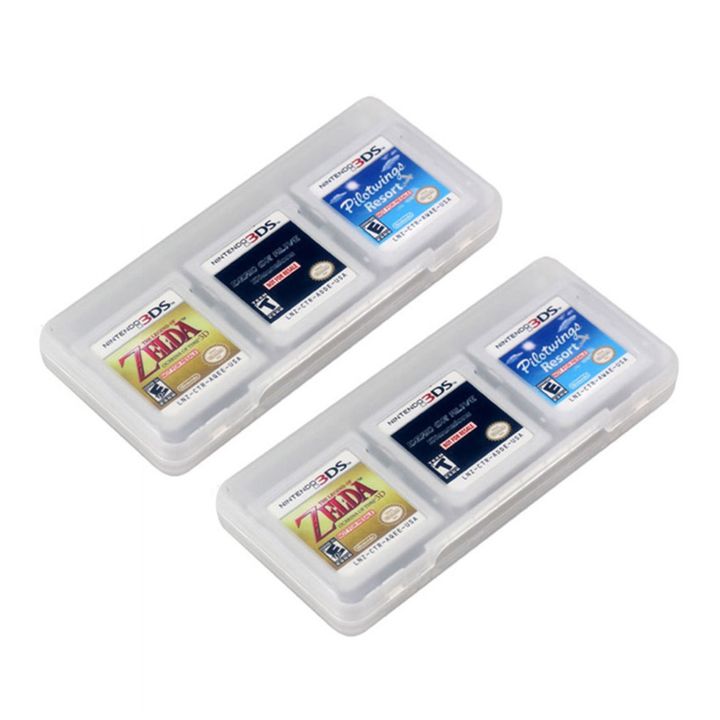 2X Clear 6 in 1 Game Card Storage Case Box XL LL | Daraz.com.bd