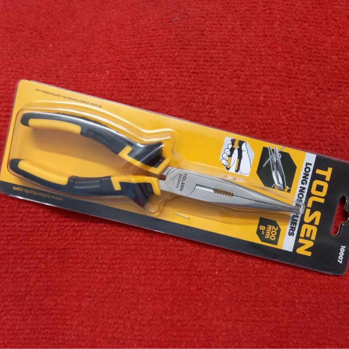 TLSN-8 Professional LONG NOSE PLIERS 200mm Multifunctional Long Nose ...