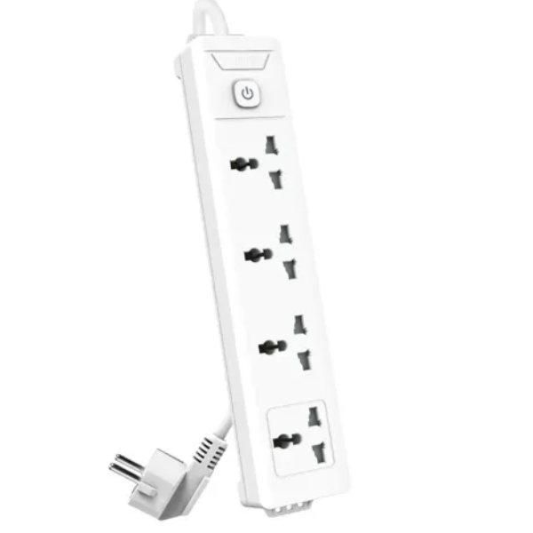Deli ET403 3 Meter 2 Pin 4 Port Power Strip | Daraz.com.bd