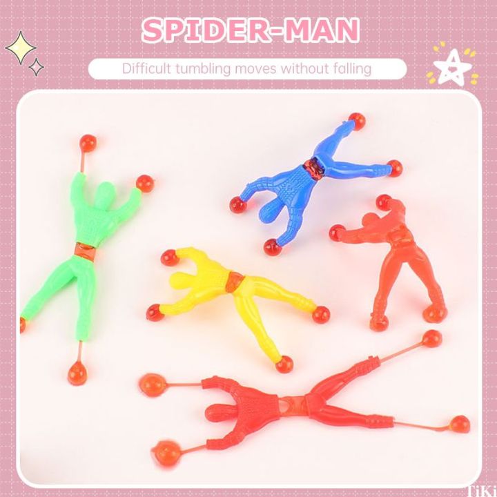 Climbing Spider Man Sticky Wall Climbing Toys Release Pressure Toys ...