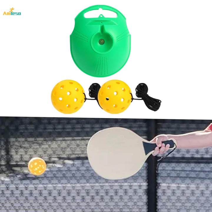 Pickleball Trainer with Pickleball Ball Rope Portable Pickleball ...