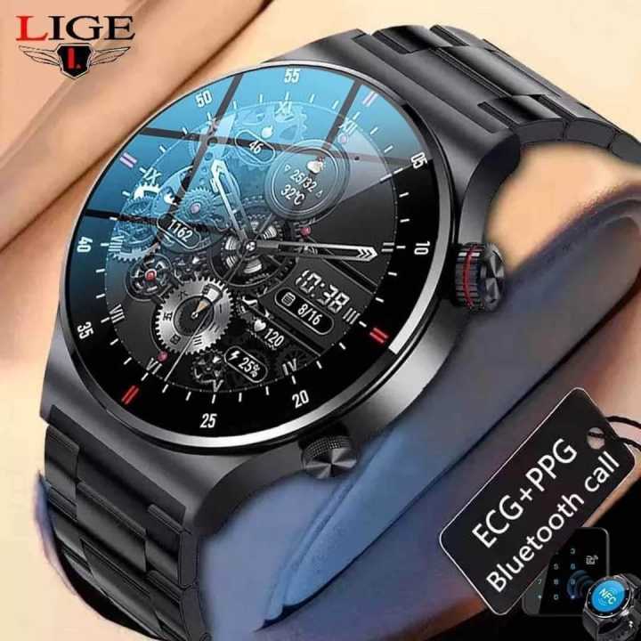 Lige BW0382 new 2023 version, NFC, Bluetooth call, HD large screen ...