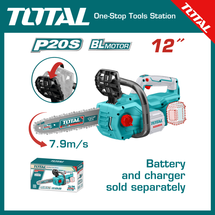 TOTAL TGSLI20128 Lithium-Ion chain saw(No Battery & Charger) | Daraz.com.bd