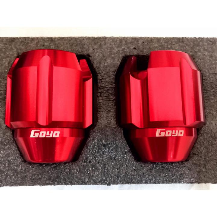 Goyo Aluminum Slide Cover for Motorcycle nut or bike bumper 2 pcs ...
