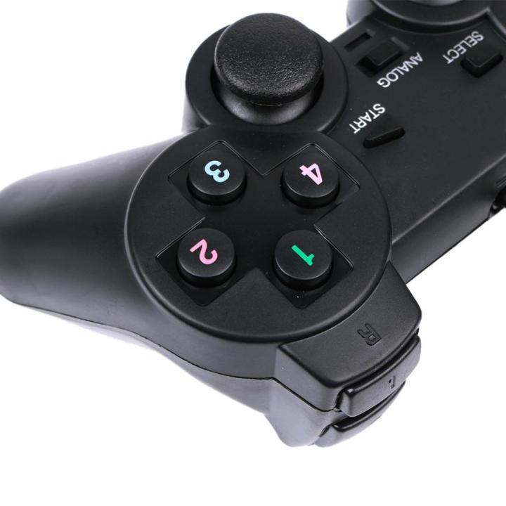 USB PC Game Dual Shock Joystick Controller - Black | Daraz.com.bd