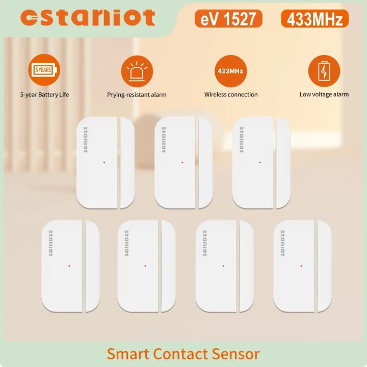 Staniot Tuya Door Sensor Smart Home Security Window Detector 5-Year ...