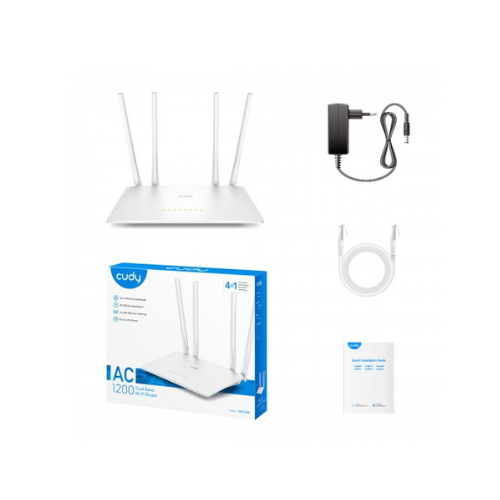 Cudy WR1200 1200 MBPS Dual Band Smart Wi-Fi Router | Daraz.com.bd