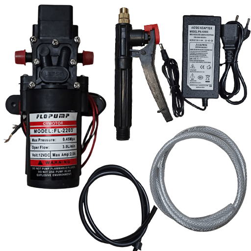 12V High Pressure Water Pump (Full Set) | Daraz.com.bd