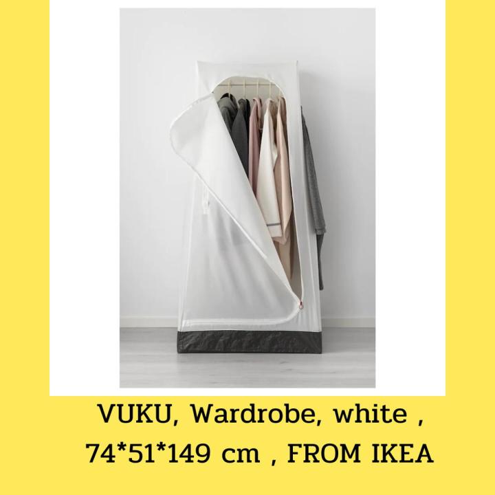 VUKU, Wardrobe, white , 74*51*149 cm , FROM IKEA | Daraz.com.bd