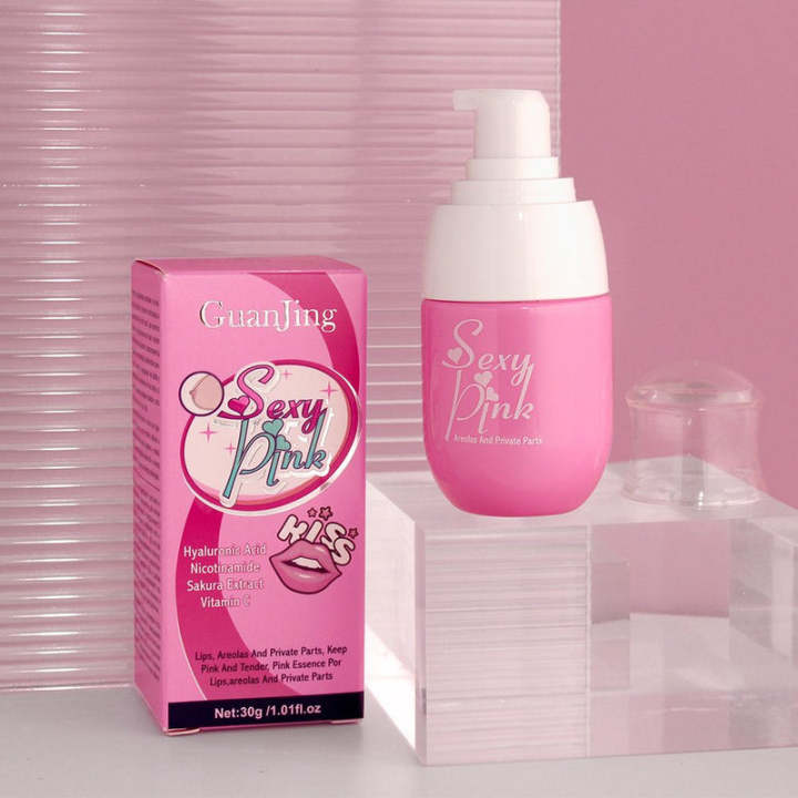GUANJING Sexy Pink Serum Niacinamide Lip Areola Skin Care Keep Pink ...